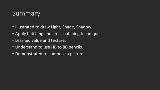 Class 1( Light and shade).pptx | Free Download