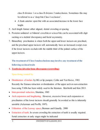 Class 1 malocclusion / for orthodontists by Almuzian | DOCX