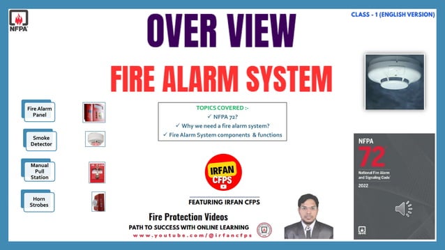 Class 1 | NFPA 72 | Overview Fire Alarm System | PDF
