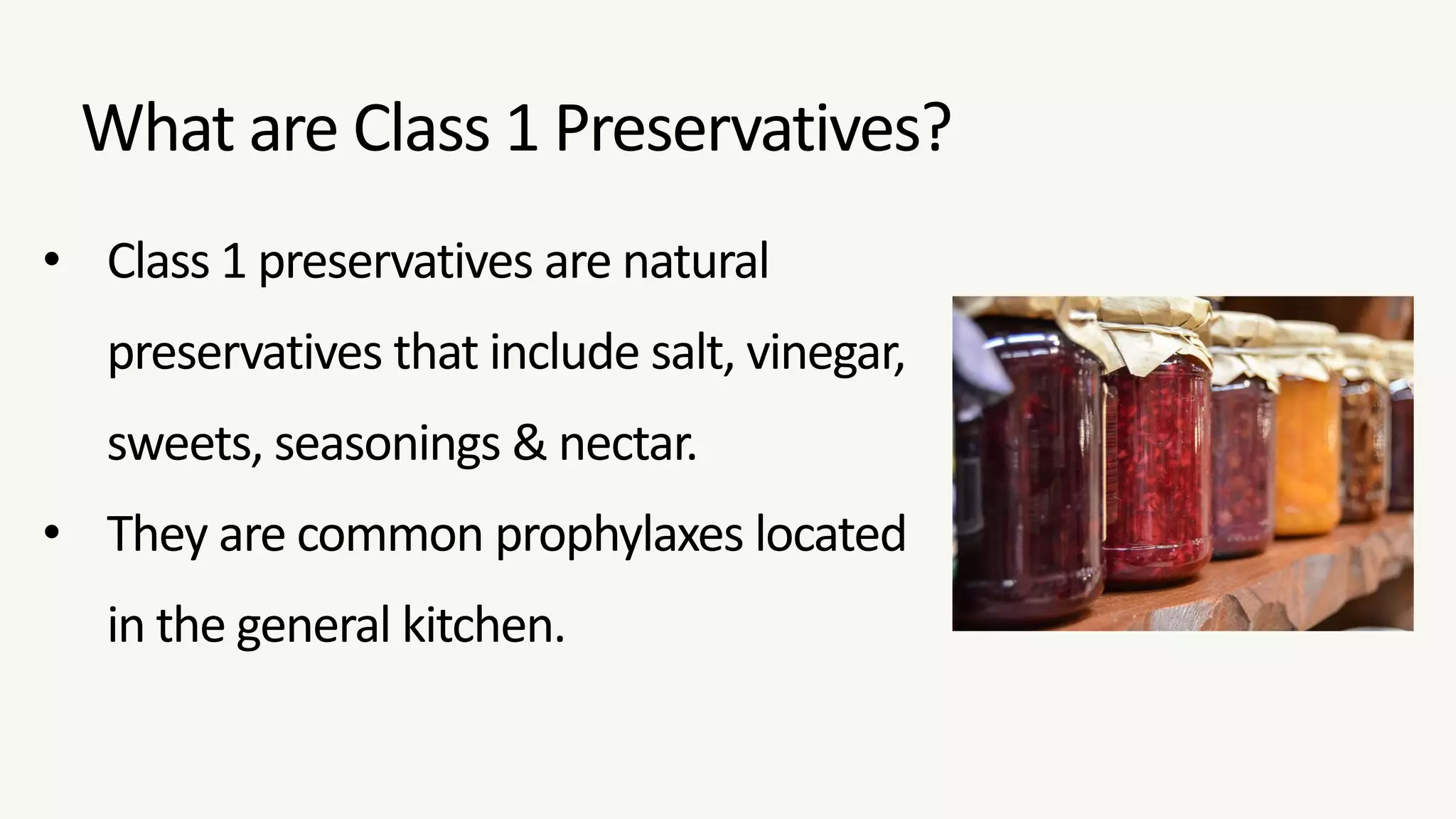 Class 1 Preservatives vs. Class 2 Preservatives | PPTX