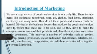 Introduction Of Marketing | PPT
