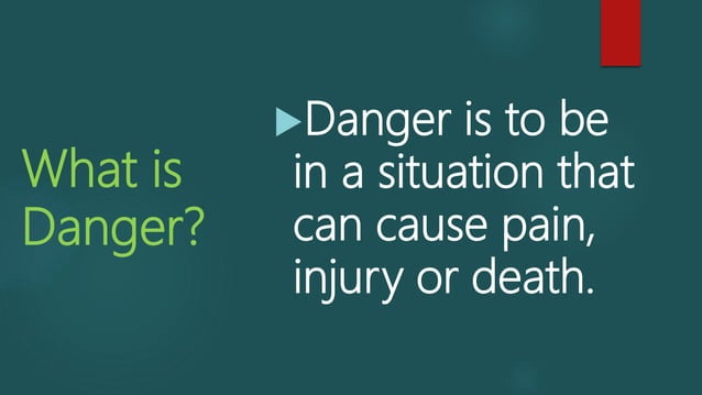 Sources of Danger in my Home and School | PPTX
