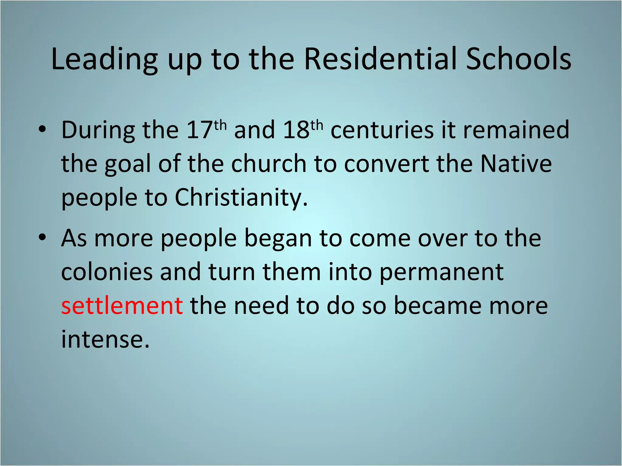 Indian Residential Schools | PPT