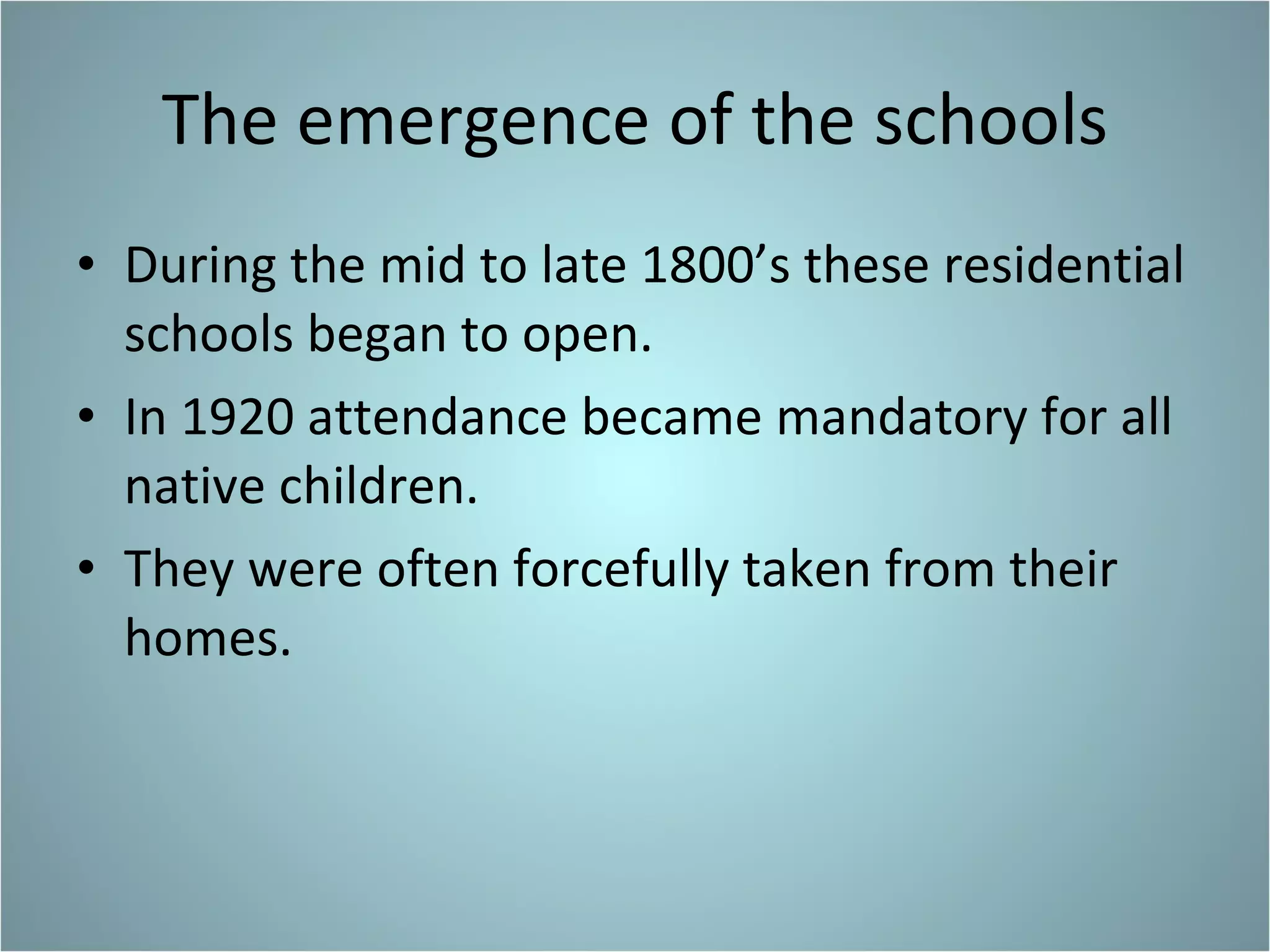 Indian Residential Schools | PPT