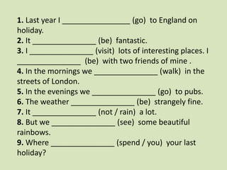 Examples of past events | PPTX