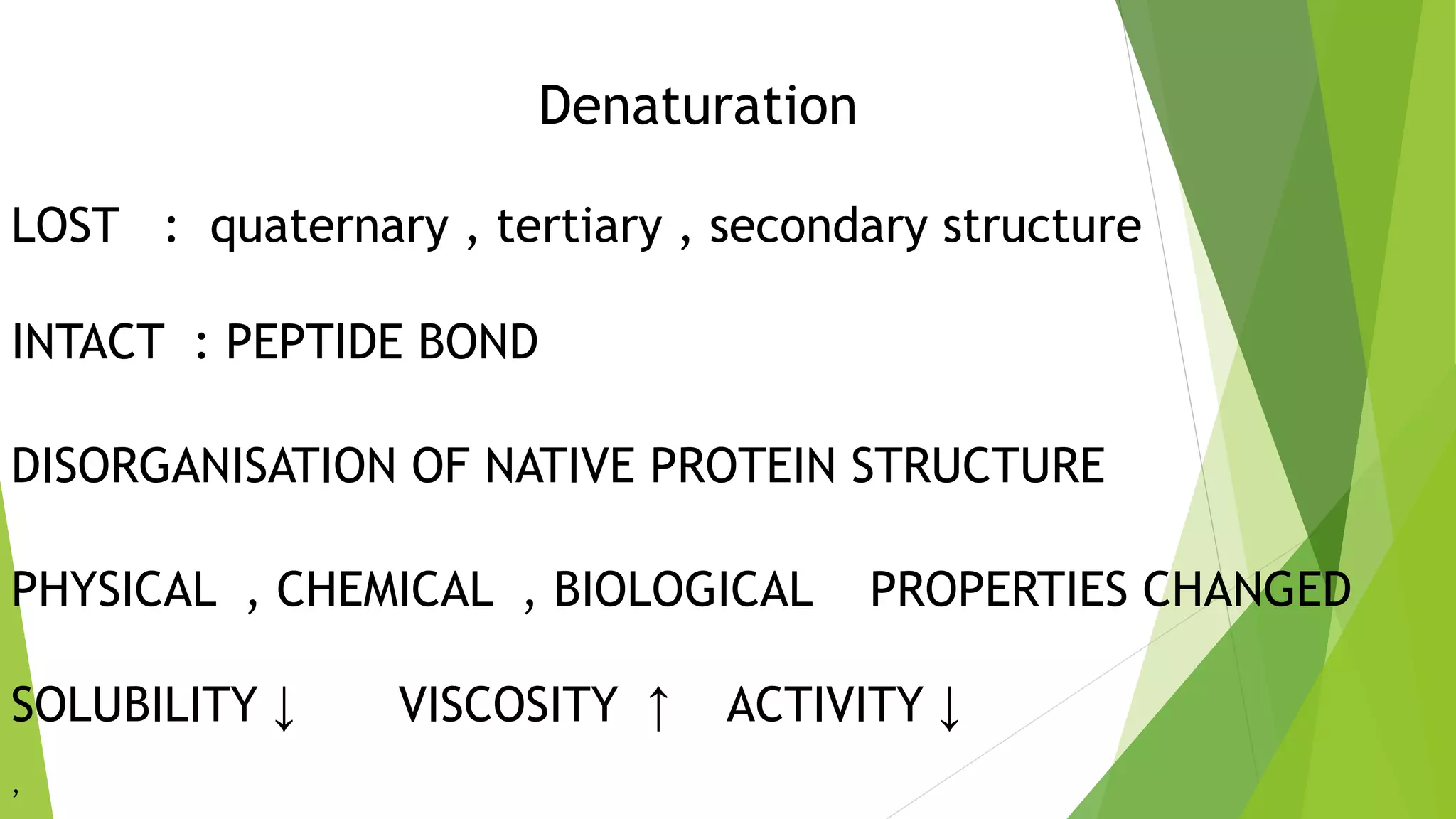 PROTEIN STRUCTURE AND BIOLOGICALLY IMPORTANT PEPTIDES | PPTX