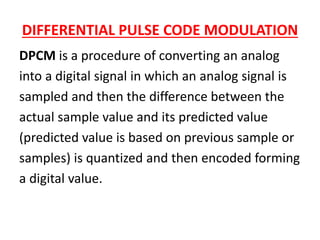 DIFFERENTIAL PCM | PPTX