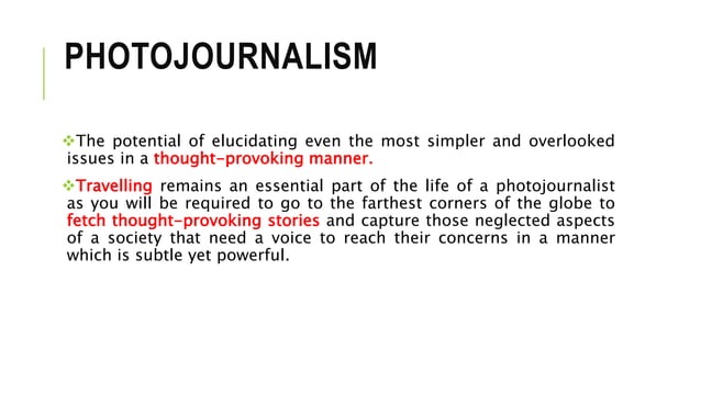 Types of Journalism | PPTX | Media Industry | Industries