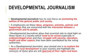 Types of Journalism | PPTX