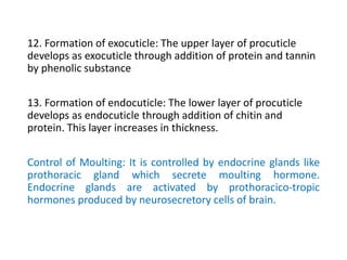 Structure of integument its function, moulting.pptx