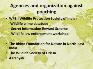 Class 2. Wildlife Poaching ppt.pptx | Zoos & Aquariums | Attractions