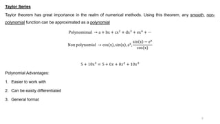 Numerical Methods For Engineers Tylor Series | PDF