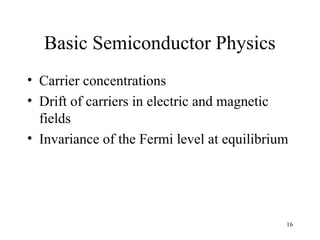 Charge carriers in semiconductor devices | PPT