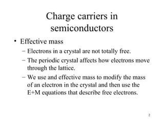Charge carriers in semiconductor devices | PPT