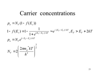 Charge carriers in semiconductor devices | PPT