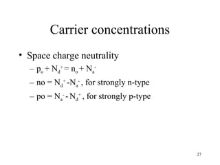 Charge carriers in semiconductor devices | PPT
