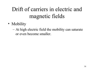Charge carriers in semiconductor devices | PPT