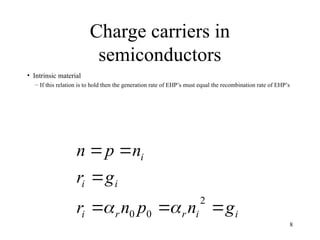 Charge carriers in semiconductor devices | PPT