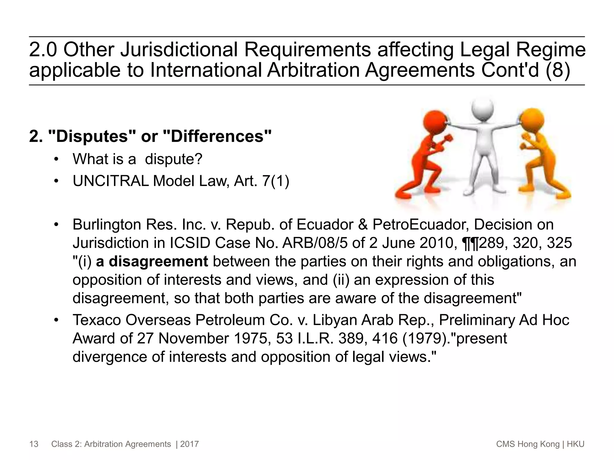 Class 2 arbitration agreements class | PPTX