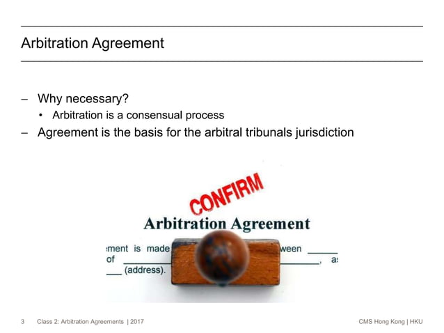 Class 2 arbitration agreements class | PPT