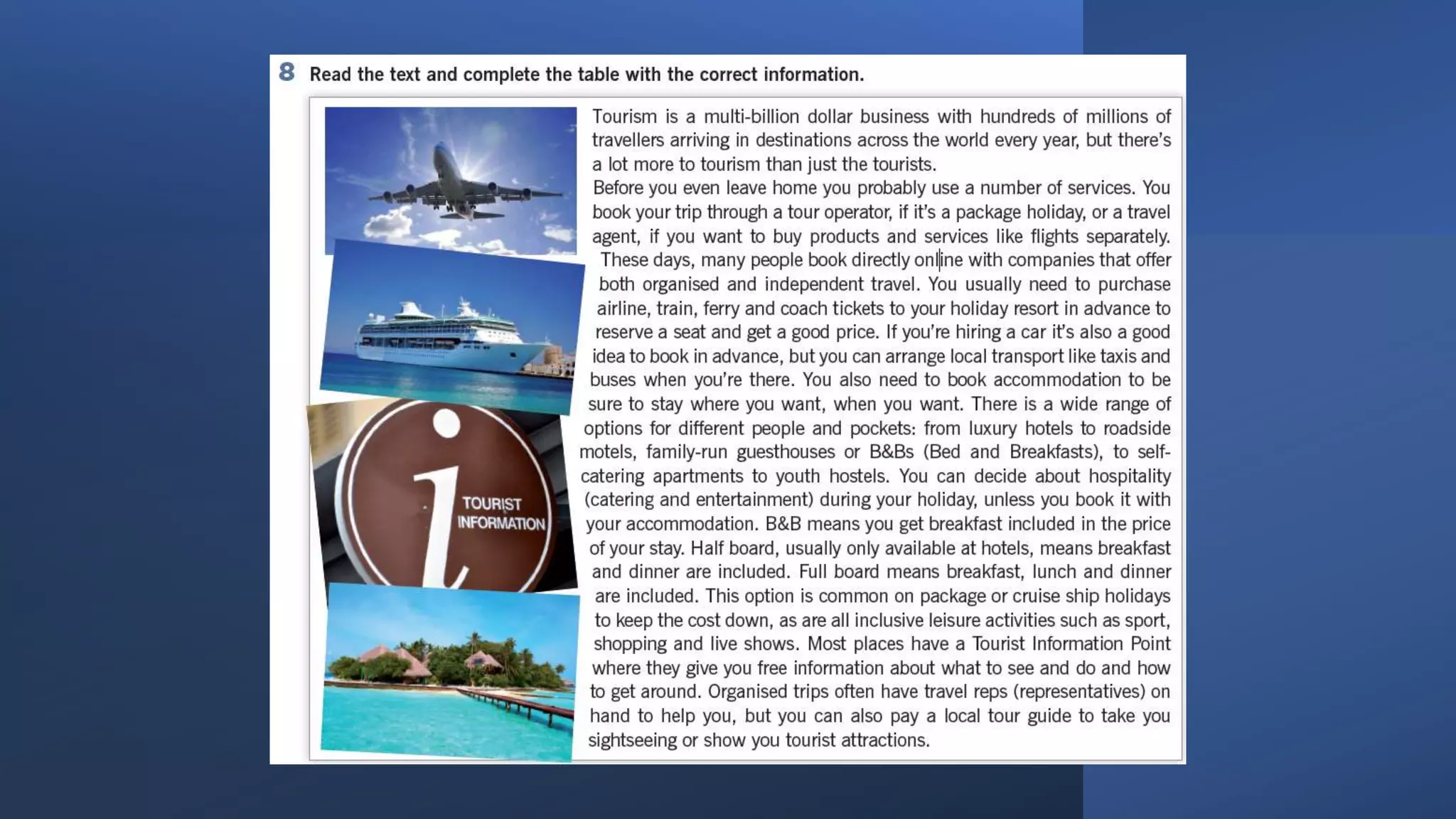 Aspects of tourism | PPT