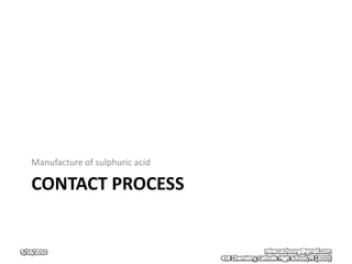 Chapter 9: Contact Process, Haber Process and Alloy | PPTX