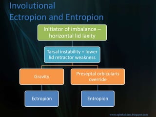 Lids and Adnexa Class 2 Part B - Lid malpositions | PPTX