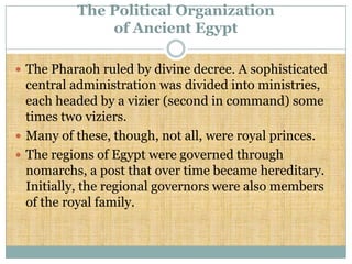 Class 2 Fall 2010 Egypt The End Of The Old Kingdom | PPTX | Genealogy ...