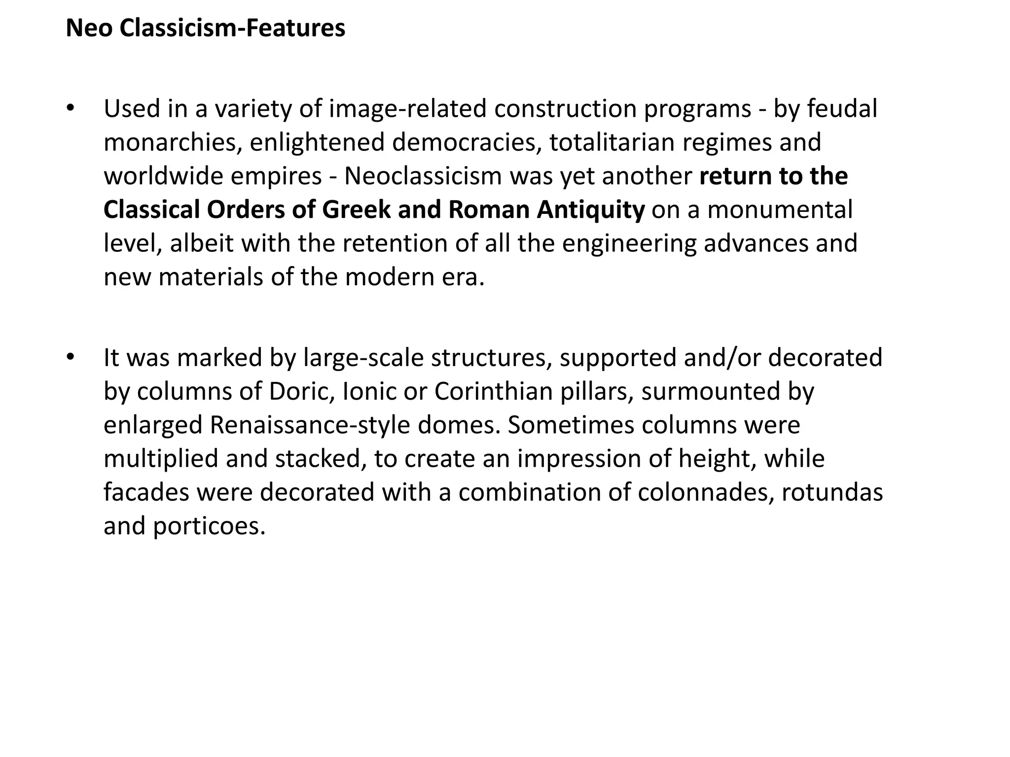 Class 2 industrial revolution and neo classical architecture | PPTX
