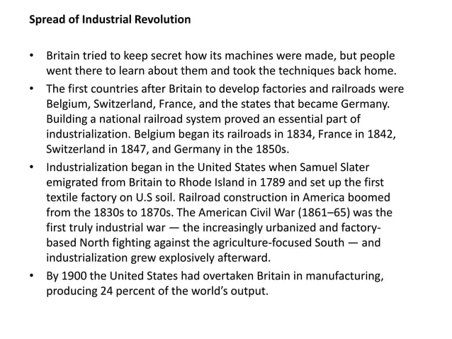 Class 2 industrial revolution and neo classical architecture | PPTX