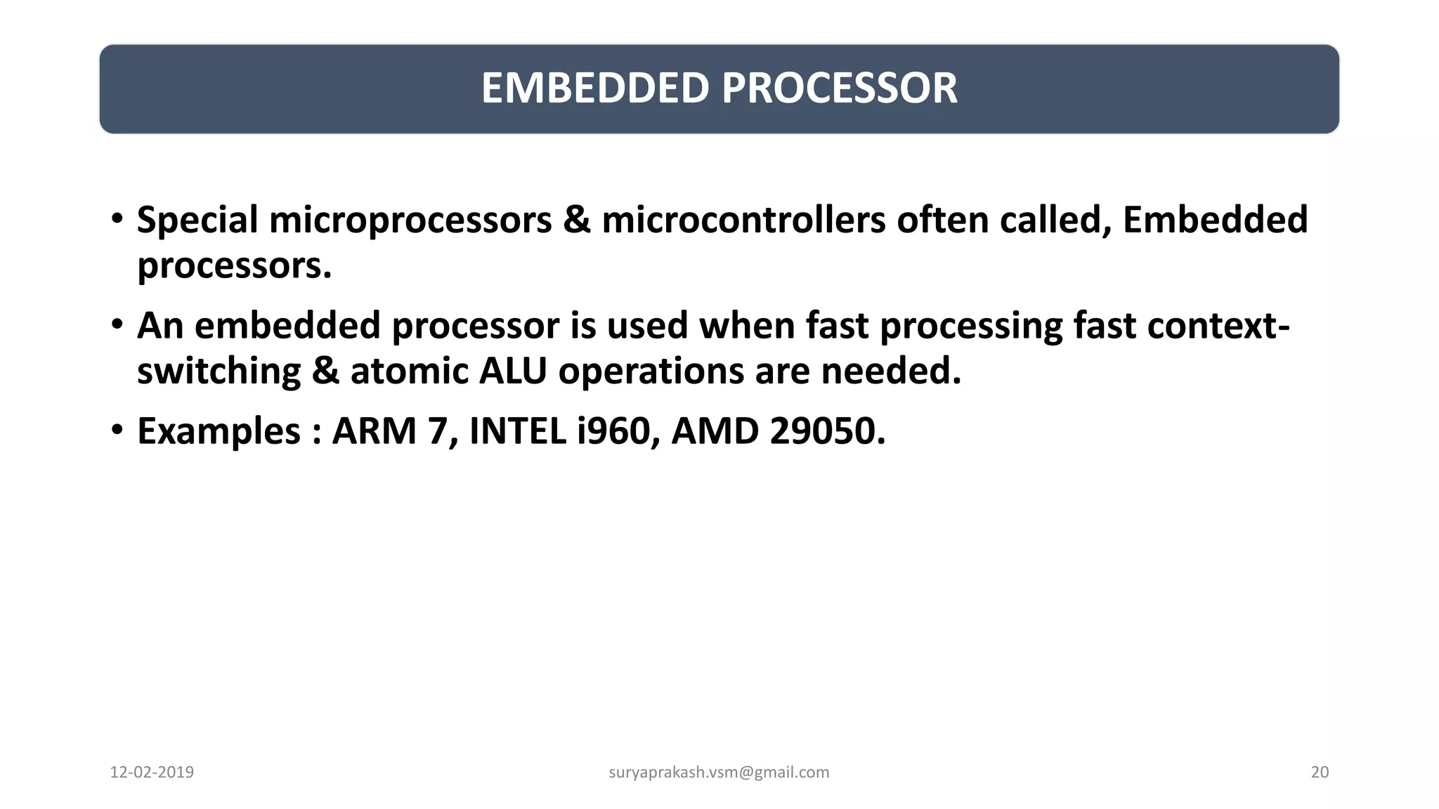 Class 2 categories of processor | PPT