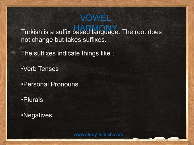 Class 2 vowel harmony-sentence structure | PPT