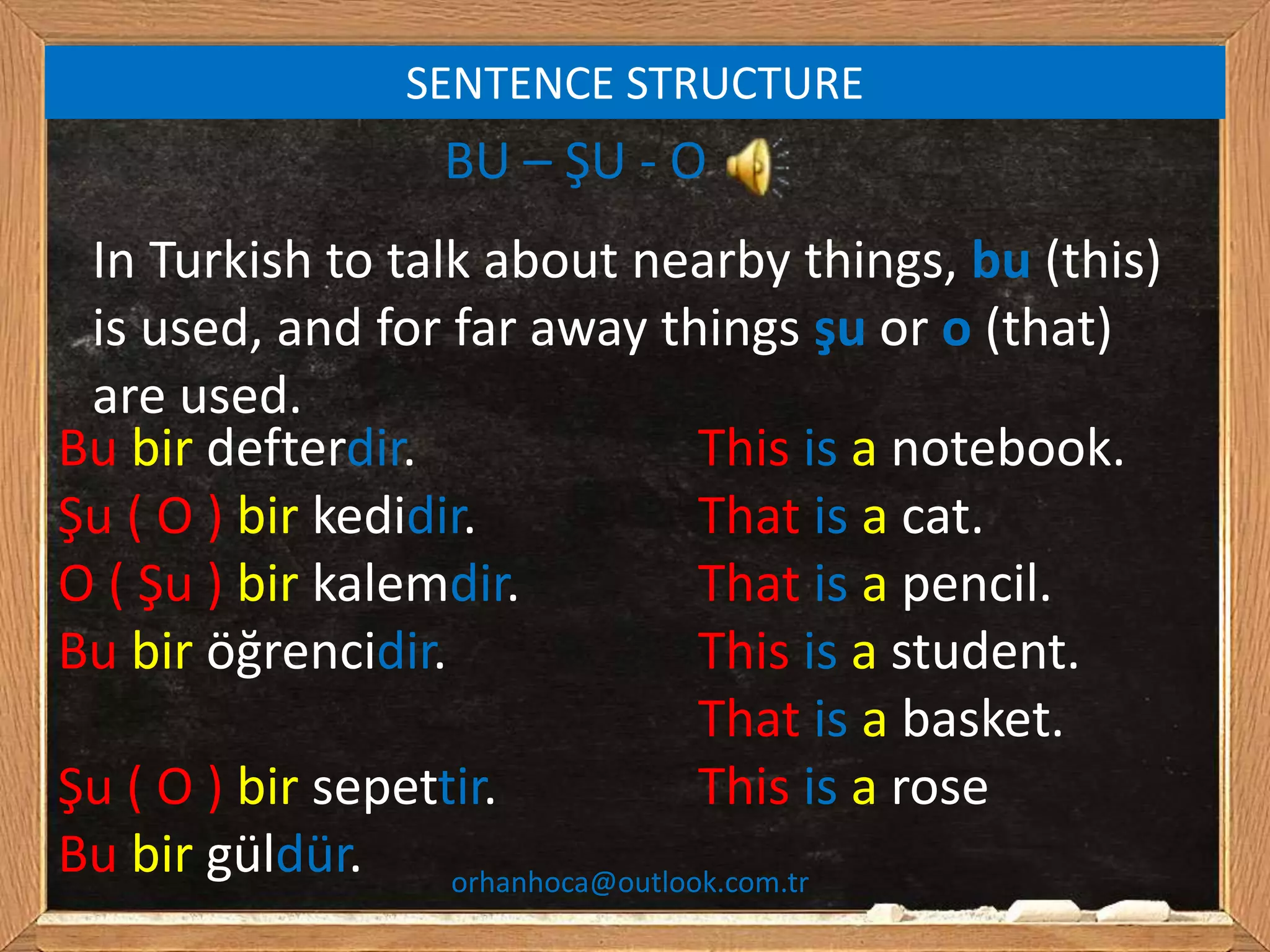 Online Turkish Grammar Vowel Harmony Sentence Structure | PPT