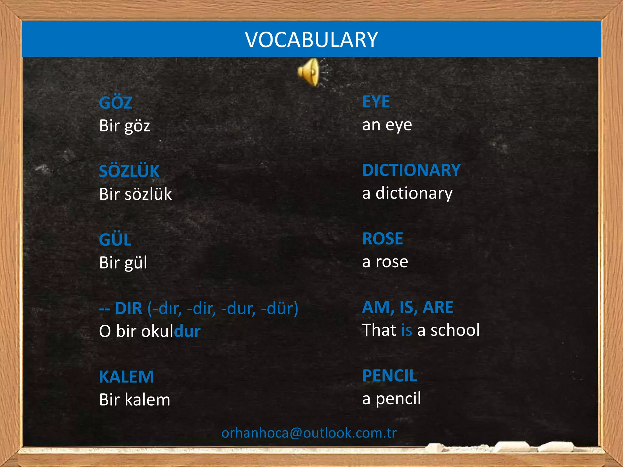 Online Turkish Grammar Vowel Harmony Sentence Structure | PPT