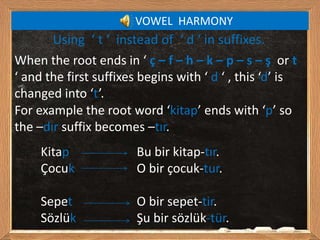 Online Turkish Grammar Vowel Harmony Sentence Structure | PPT