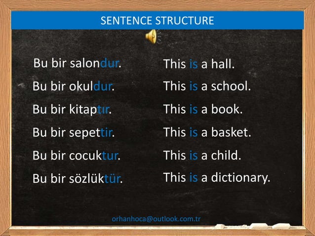 Online Turkish Grammar Vowel Harmony Sentence Structure | PPT
