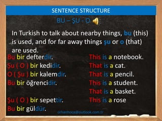 Online Turkish Grammar Vowel Harmony Sentence Structure | PPT