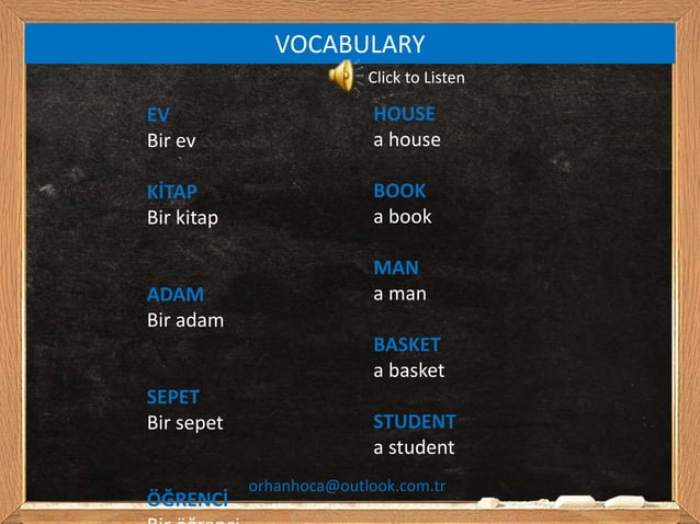 Online Turkish Grammar Vowel Harmony Sentence Structure | PPT