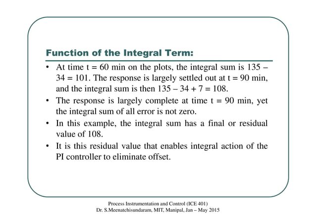 Class 20 effect of kp, ki & kd and pid control mode | PDF | Physics | Science