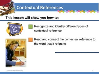 Class 21 - A practical class on contextual References.ppt