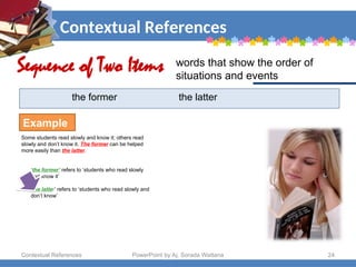 Class 21 - A practical class on contextual References.ppt