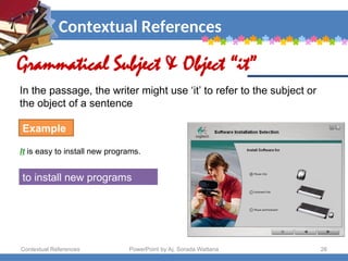 Class 21 - A practical class on contextual References.ppt