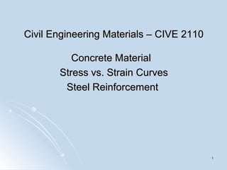Civil Engineering Materials | PPT