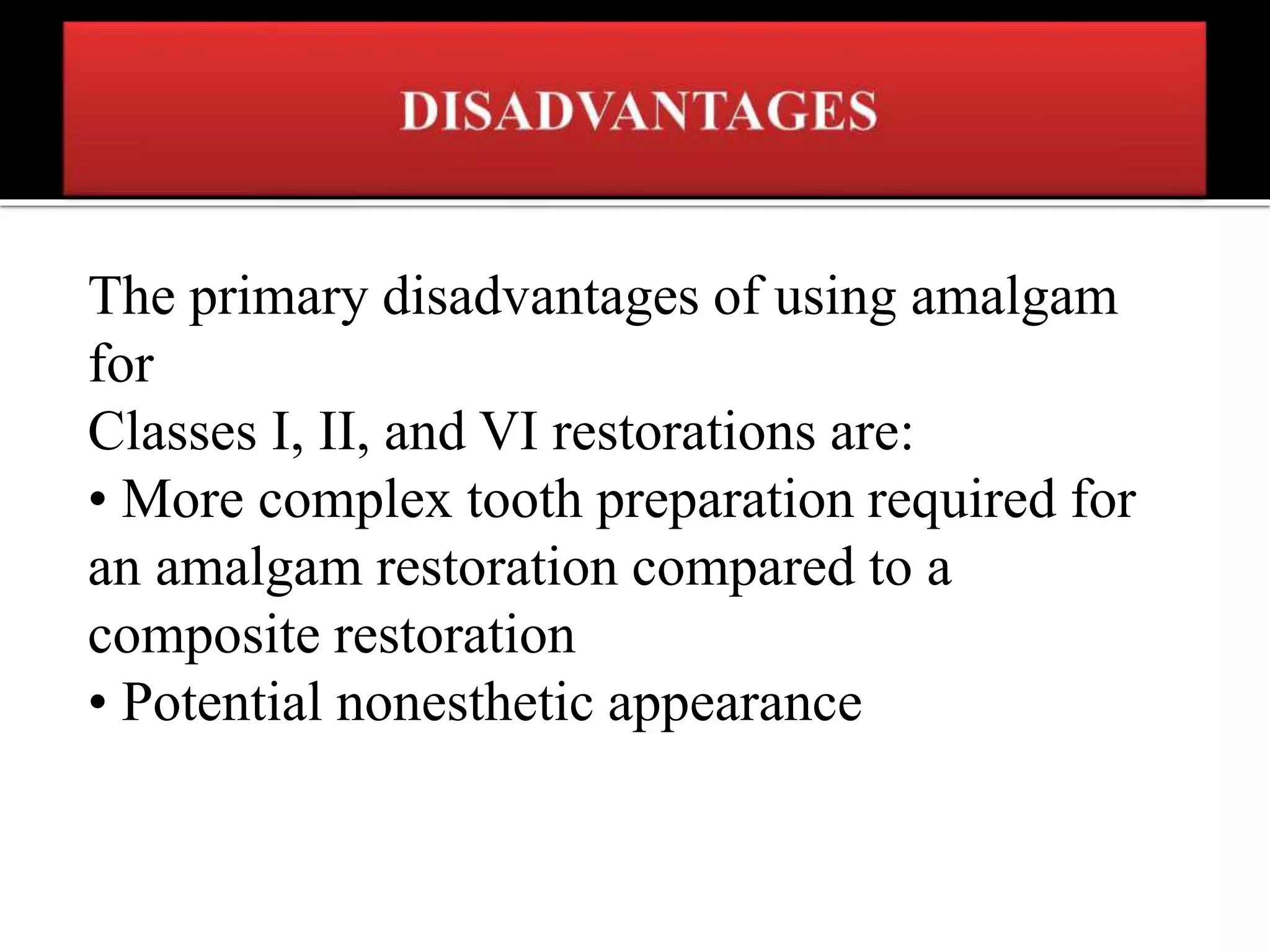 Class 2 amalgam restoration | PPTX