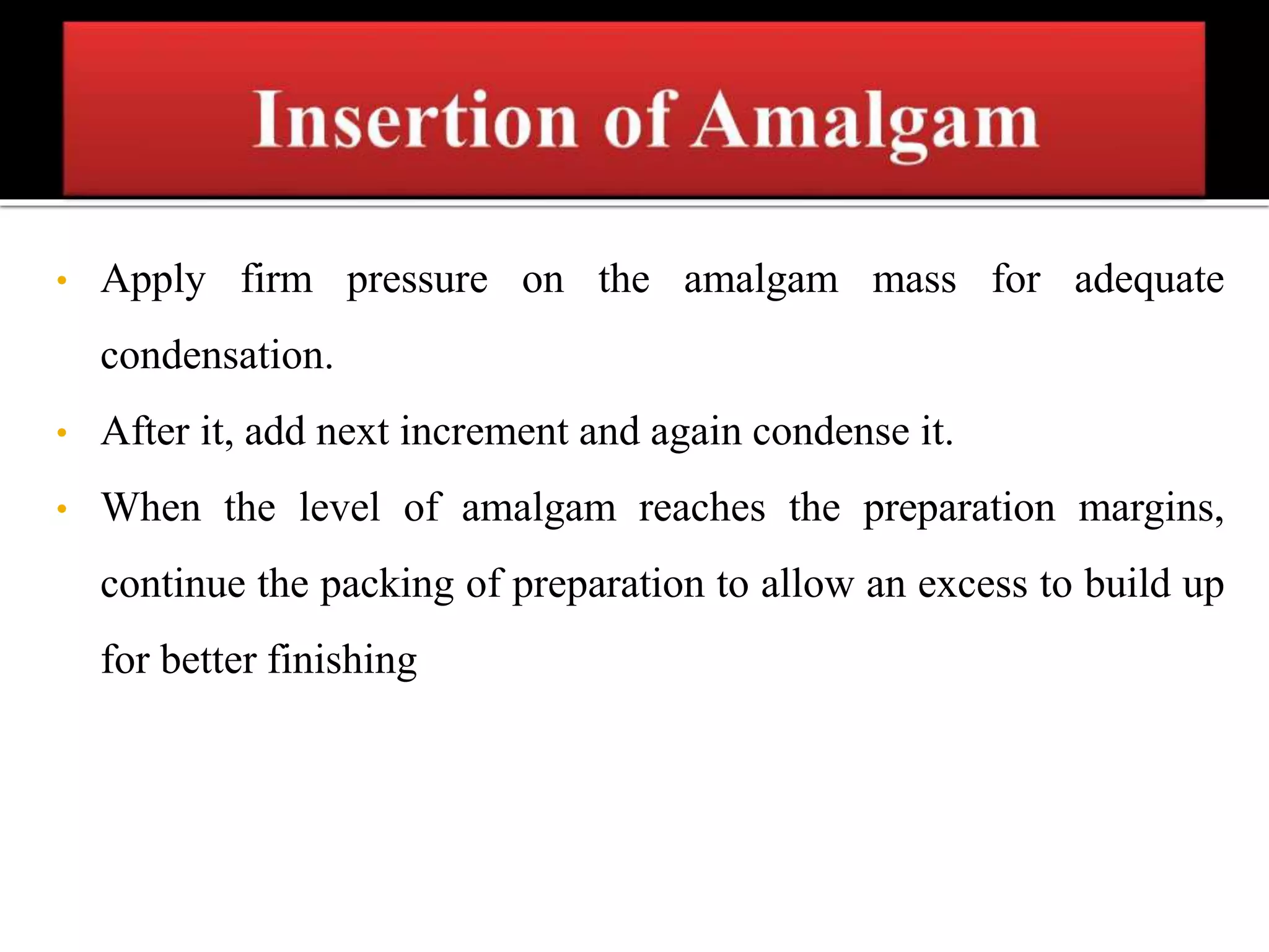 Class 2 amalgam restoration | PPTX