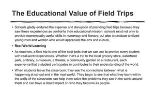 Project work, Field trips, Laboratory work, Journal writing, concept ...