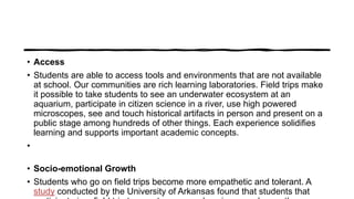 Project work, Field trips, Laboratory work, Journal writing, concept ...