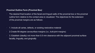 Class 2 cavity amalgam | PPTX