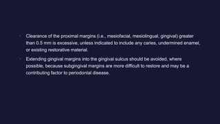 Class 2 cavity amalgam | PPTX