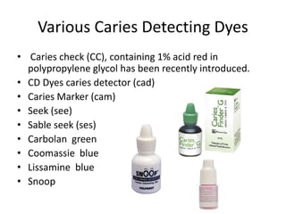 Class 2 Caries & Diagnostic Aids in Endodontics | PPTX